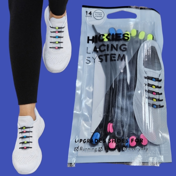Hickies | Accessories | Hickies Lacing System Originals Black Multi ...